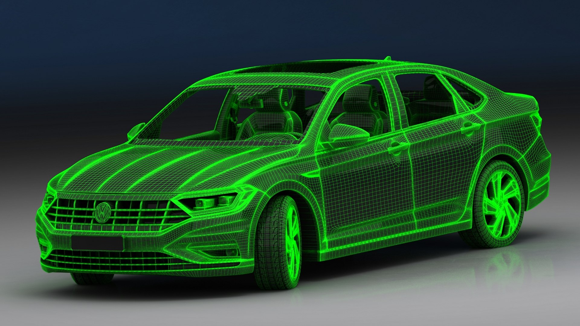 Jetta 2019 3D - TurboSquid 1336878