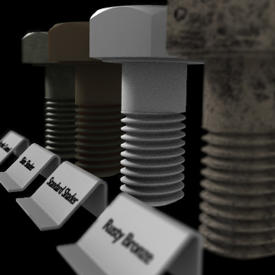 Maya Precision Bolts Threads