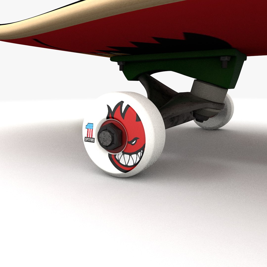 3d Fbx Skate Skateboard