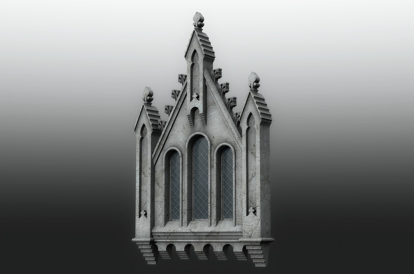 Gothic Window 08 Model - TurboSquid 1461227