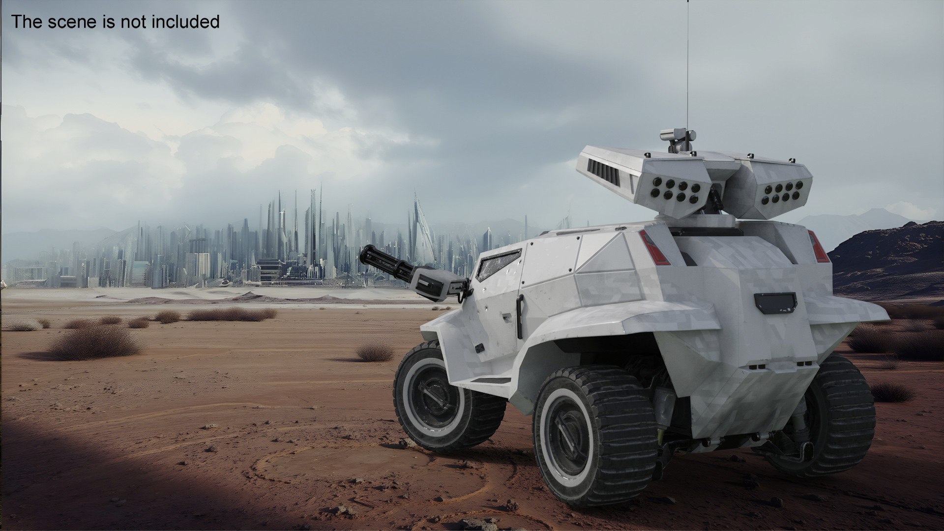 3D Old Fantastic War Vehicle Winter Color Rigged For Maya - TurboSquid ...