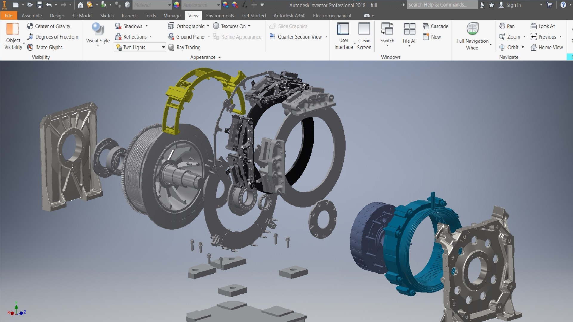 3D Gearless Elevator Motor - TurboSquid 2207884