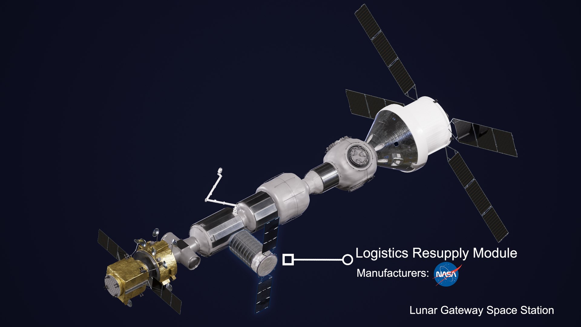 Gateway Logistics Resupply - Model - TurboSquid 1710552