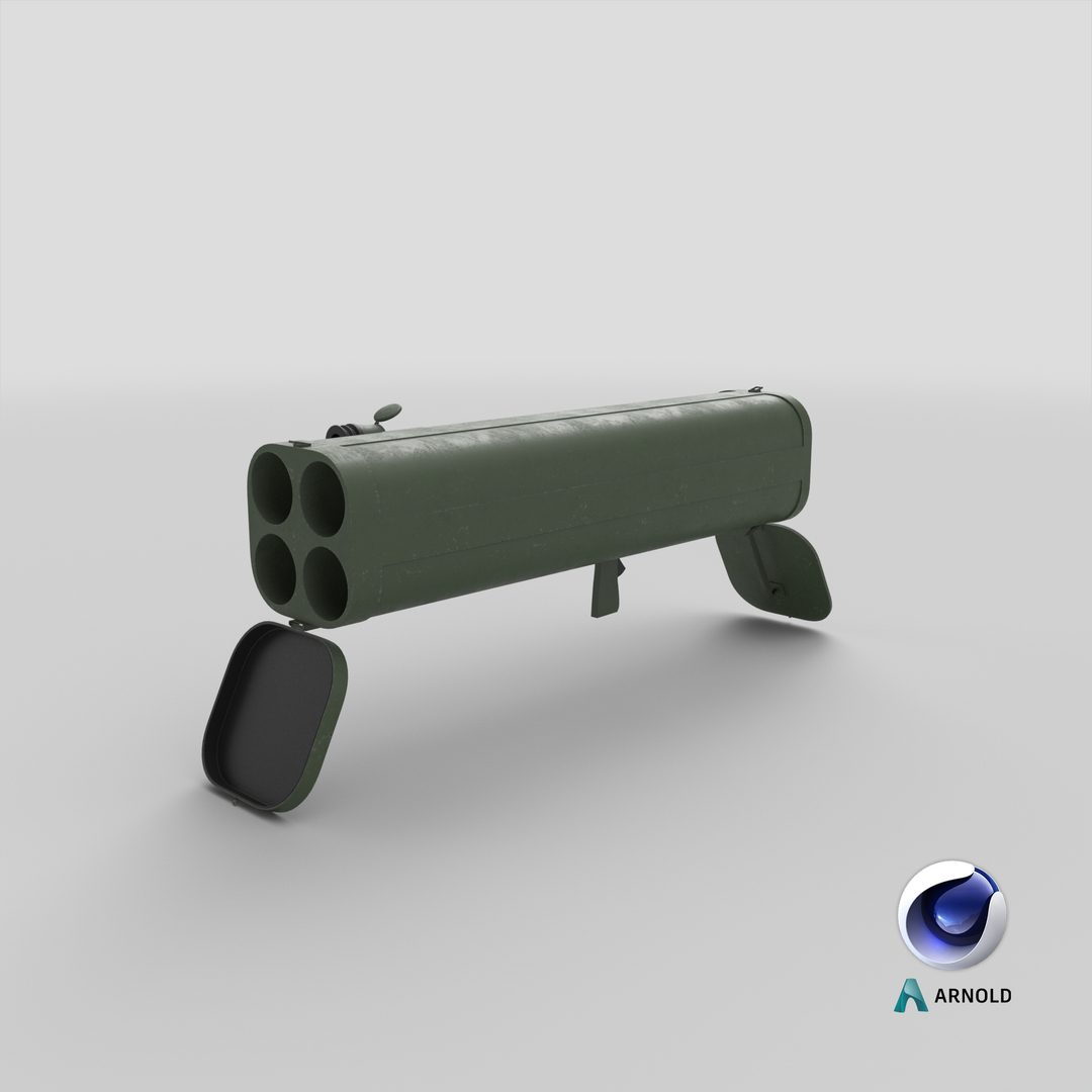 Rusted Incendiary Rocket Launcher 3D - TurboSquid 1958292