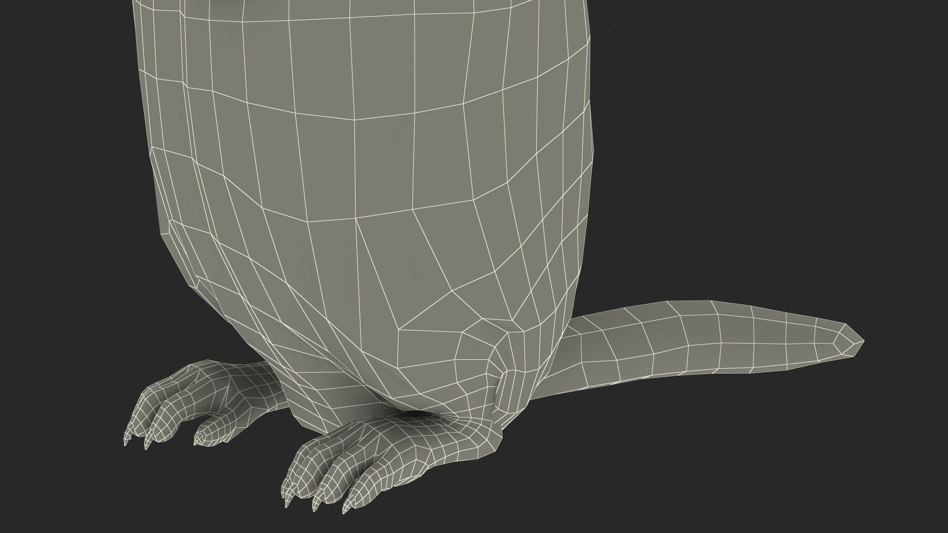 3D Groundhog Standing on Hind Legs Fur model - TurboSquid 1964247