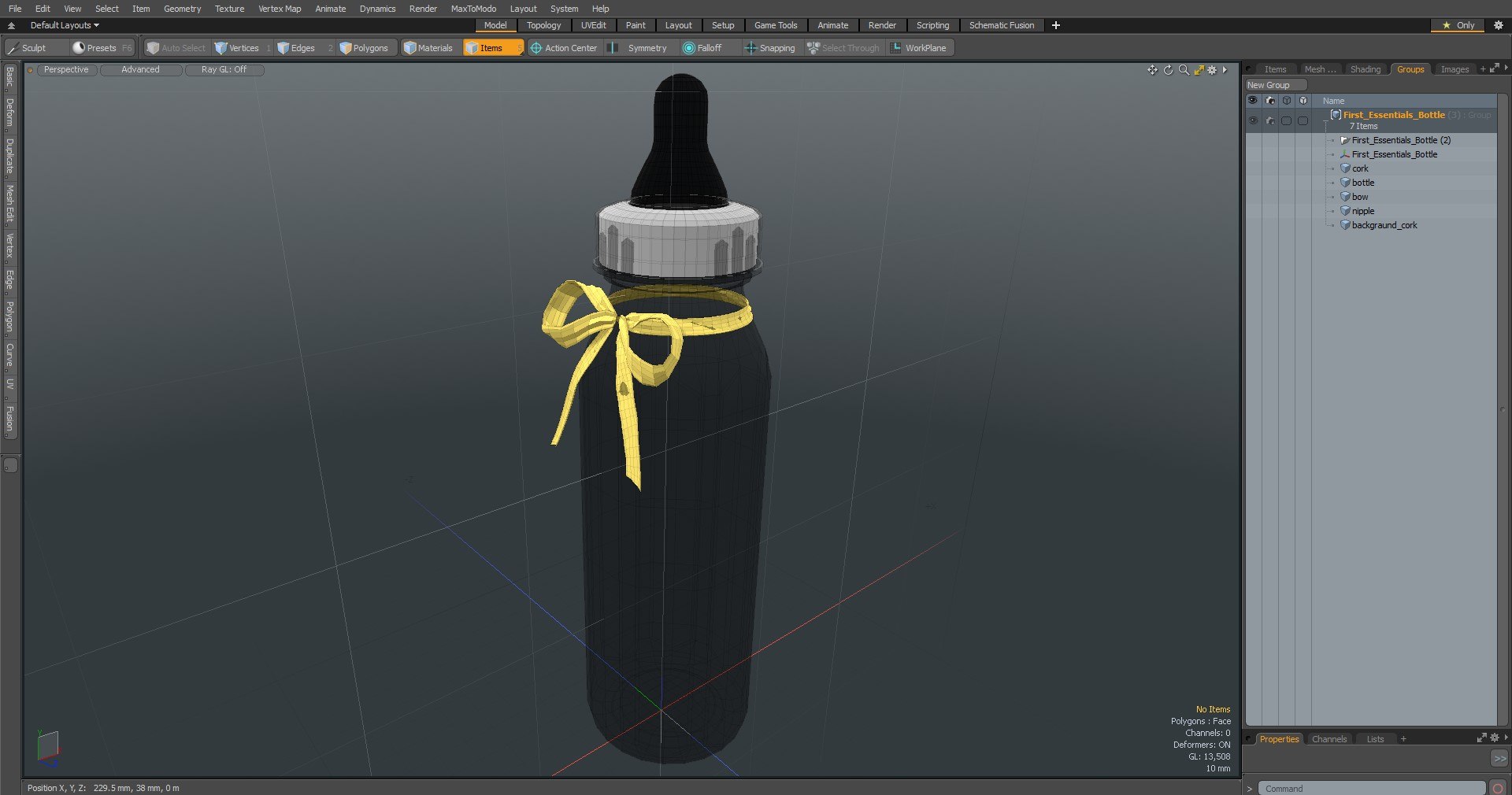 First Essentials Bottle 3D - TurboSquid 2136198