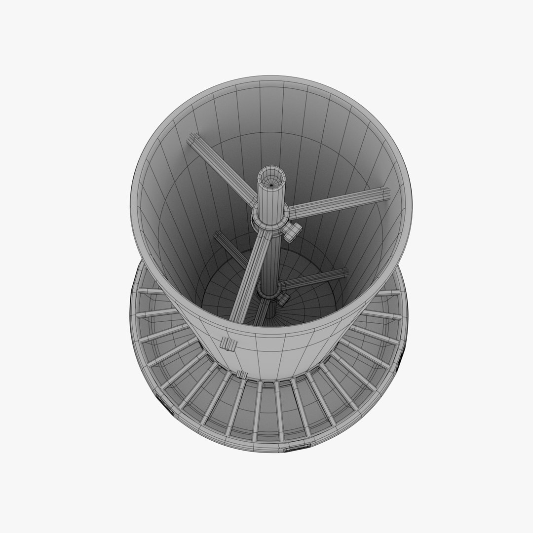 chicken feeder 3d model