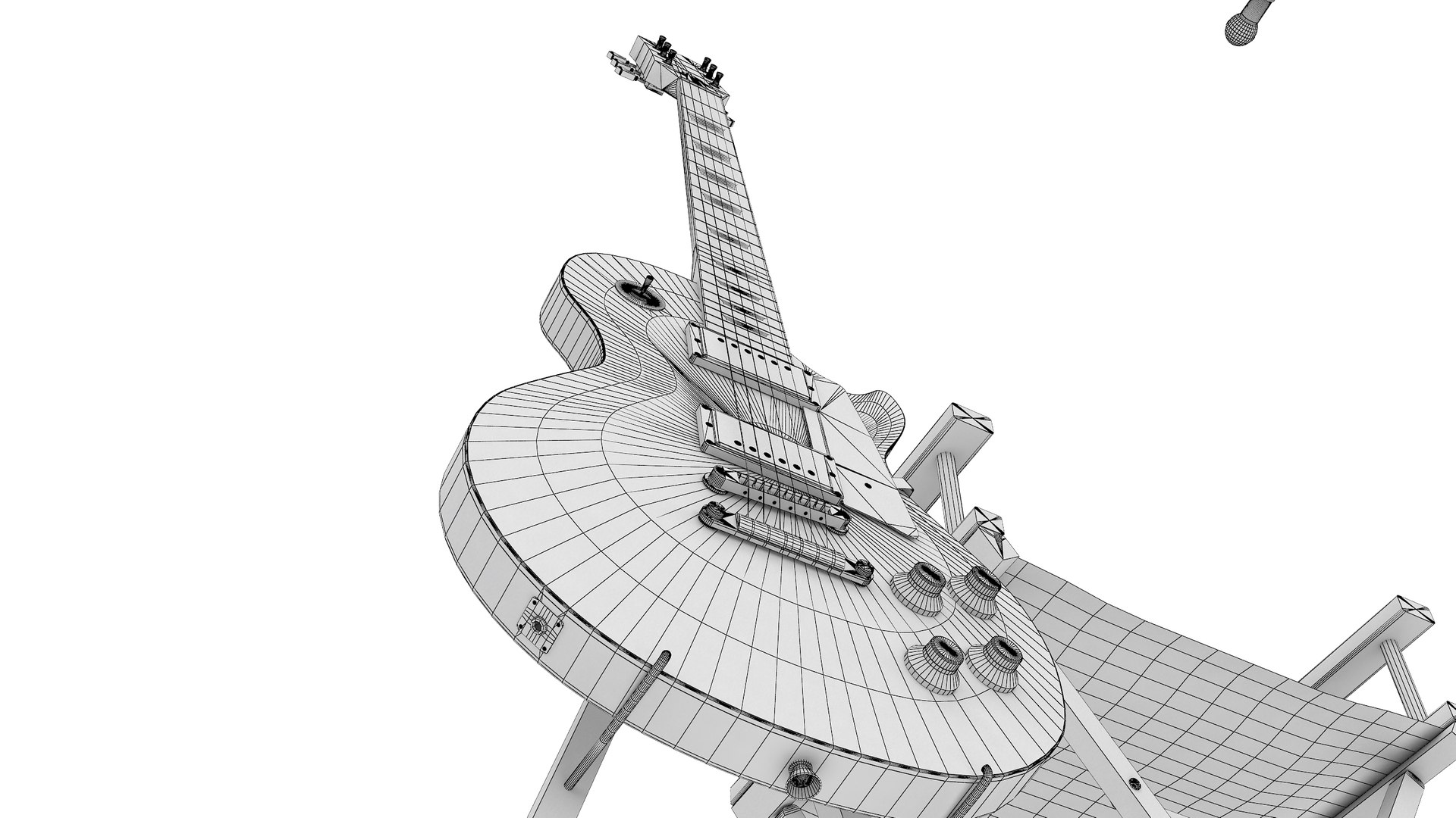 3D Model Guitar Stage Set - TurboSquid 1701766