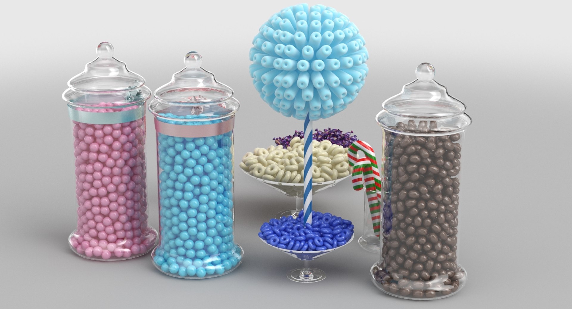 Candy Modeled 3D Model - TurboSquid 1279005