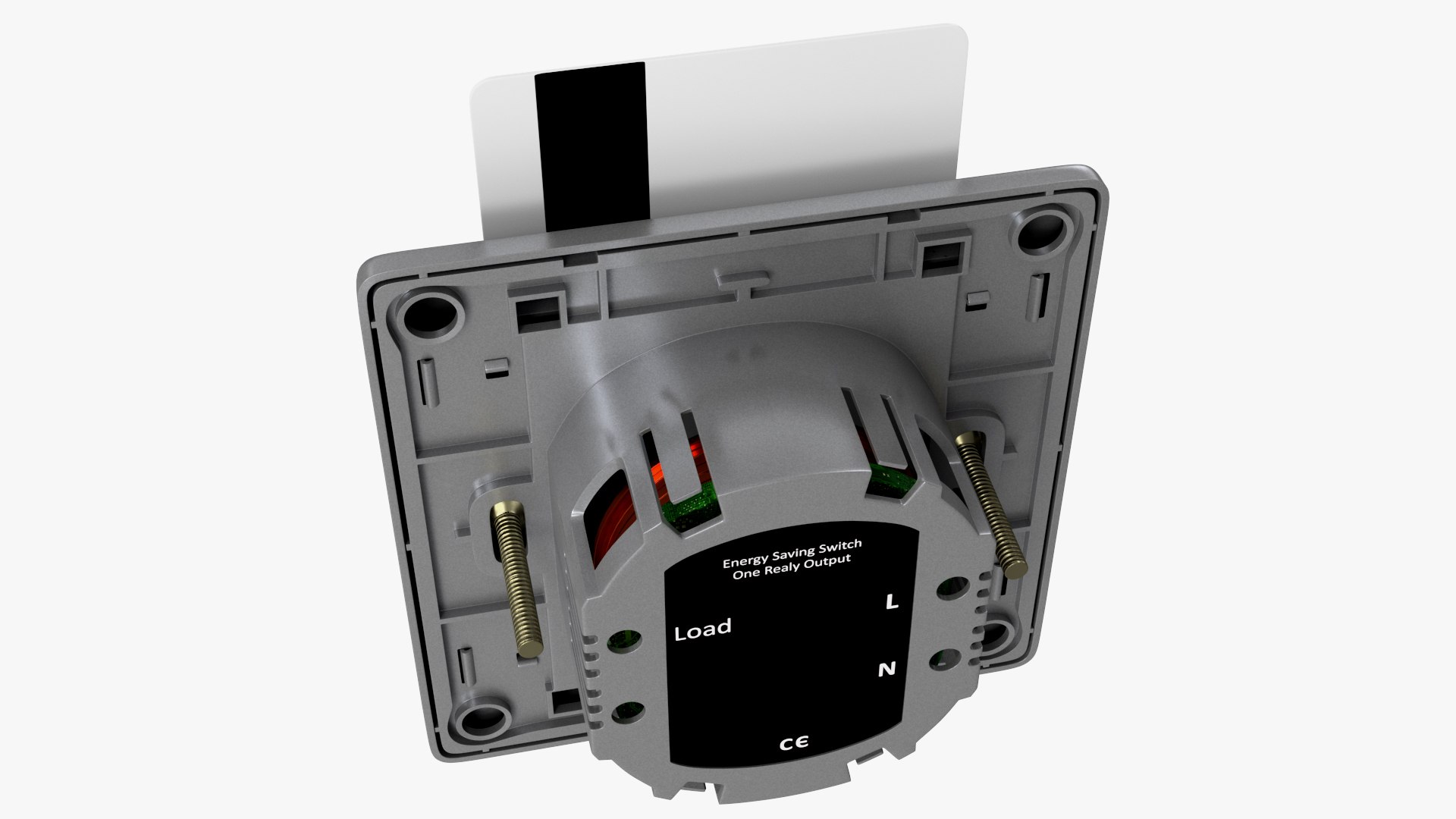 3D Hotel Room Switch Grey With Card Model - TurboSquid 1902504