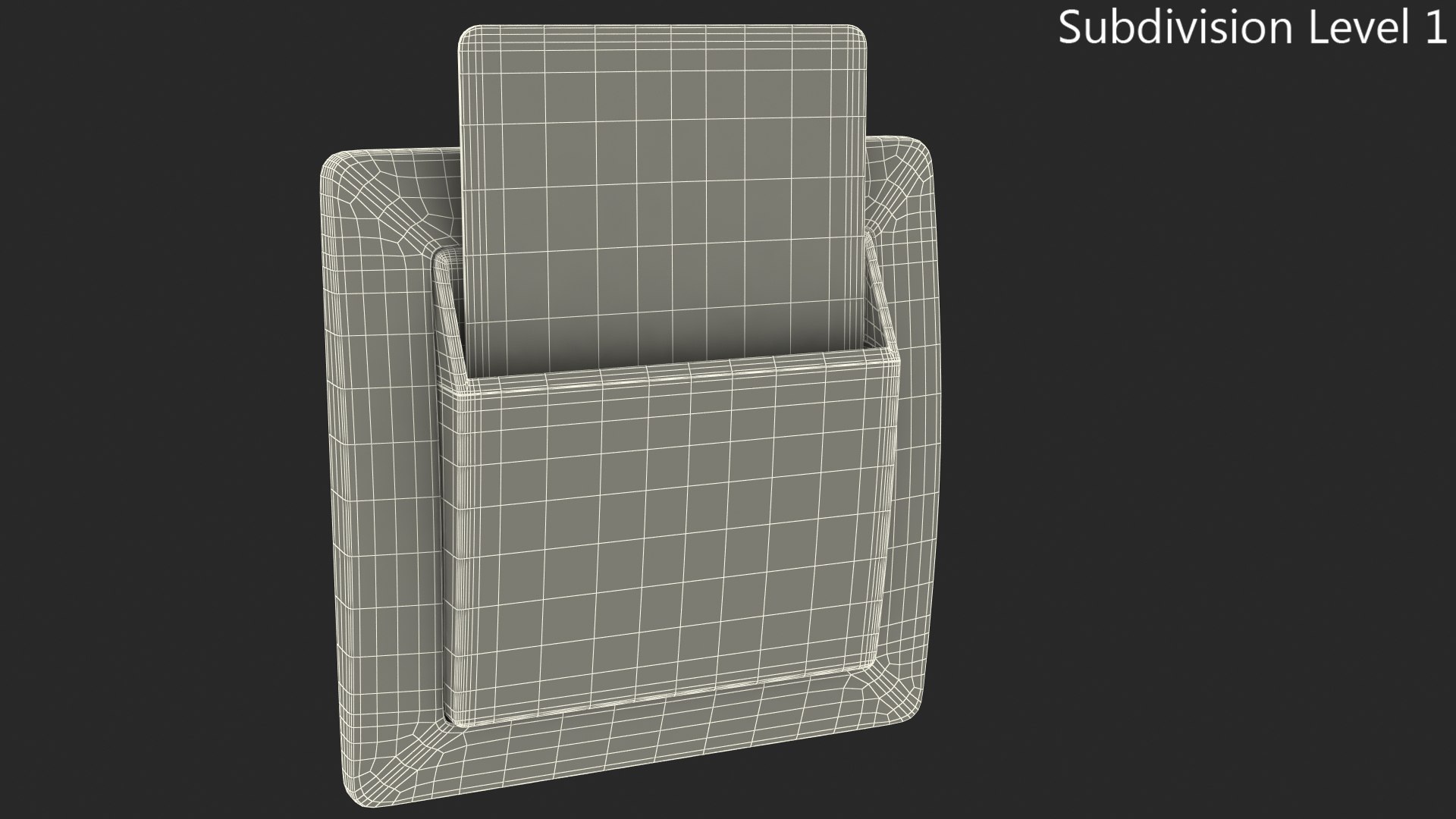 3D Hotel Room Switch Grey with Card model - TurboSquid 1902504