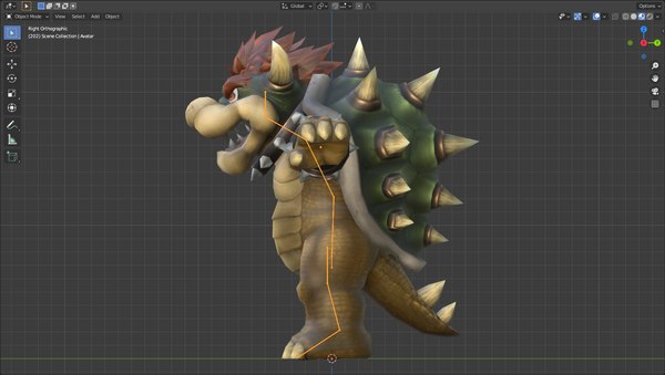 Modello 3D BOWSER SMASH - PBR - RIGGED - TurboSquid 1726100