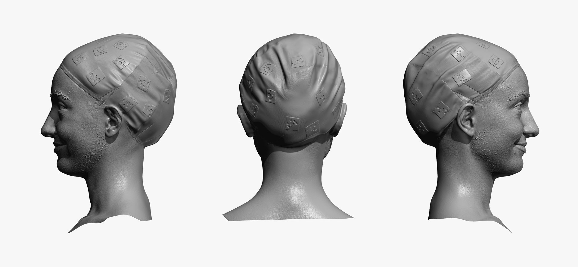 Joy Human Head Dimpler 3D - TurboSquid 1700275