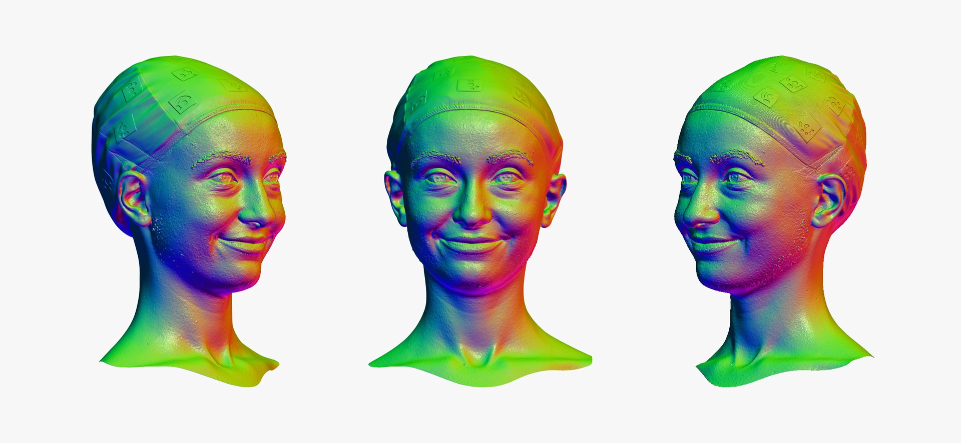 Joy Human Head Dimpler 3D - TurboSquid 1700275