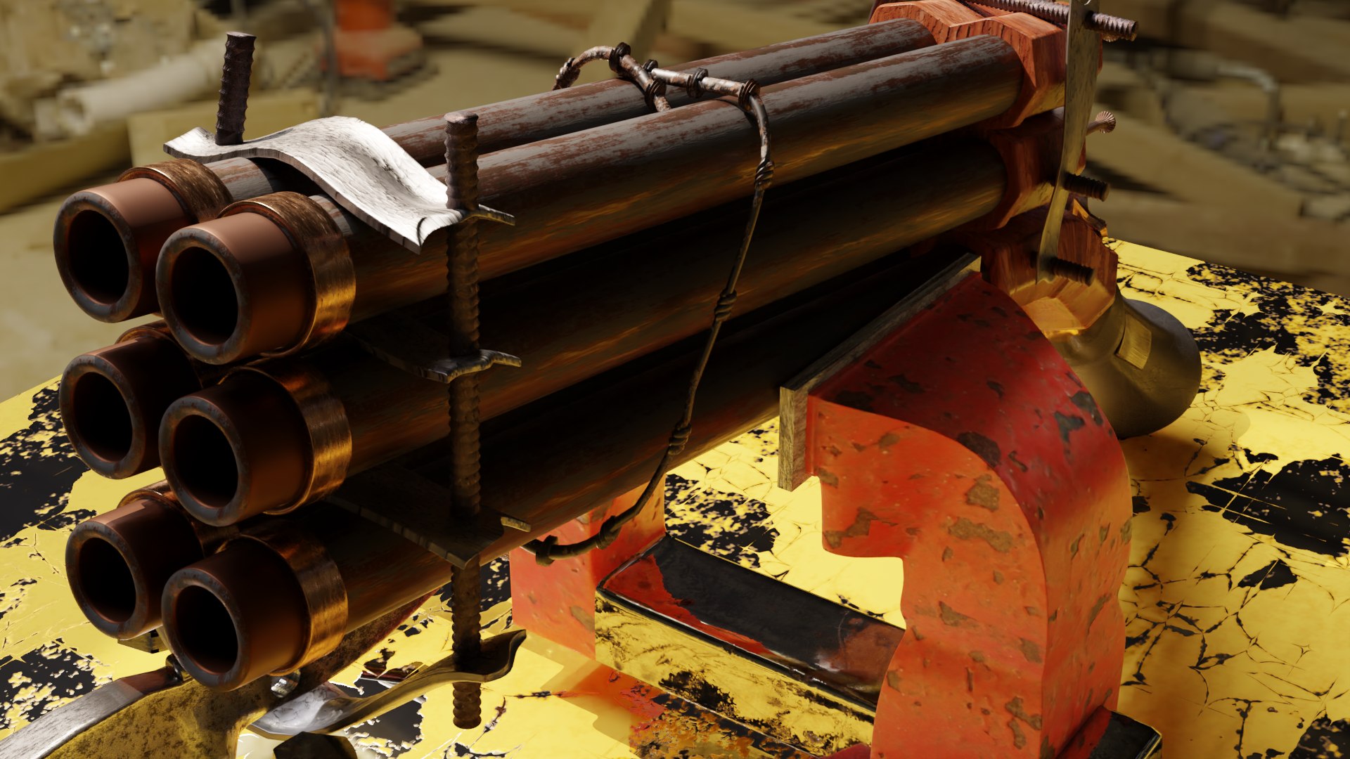 Post Apocalyptic Sawn-off Shotgun 3D Model - TurboSquid 1743163