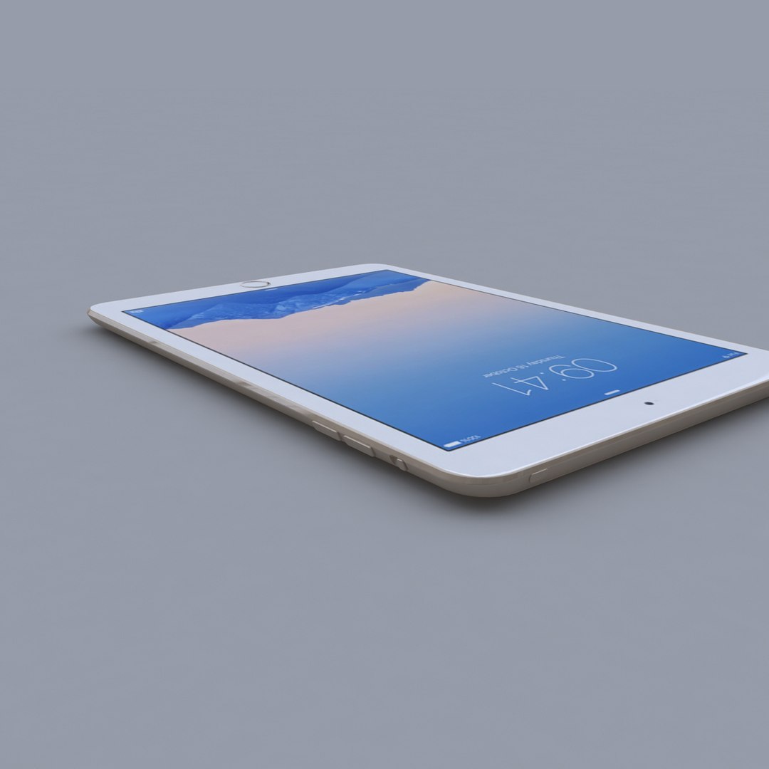 3d Apple Ipad Mini 3