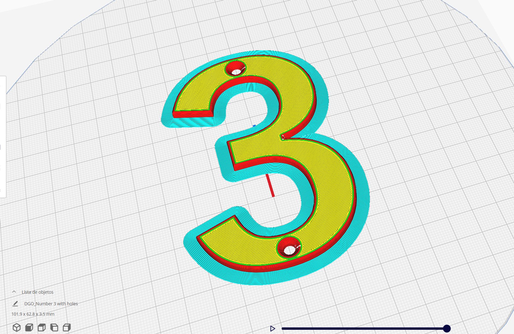 3D Model Number 3 - TurboSquid 2210946