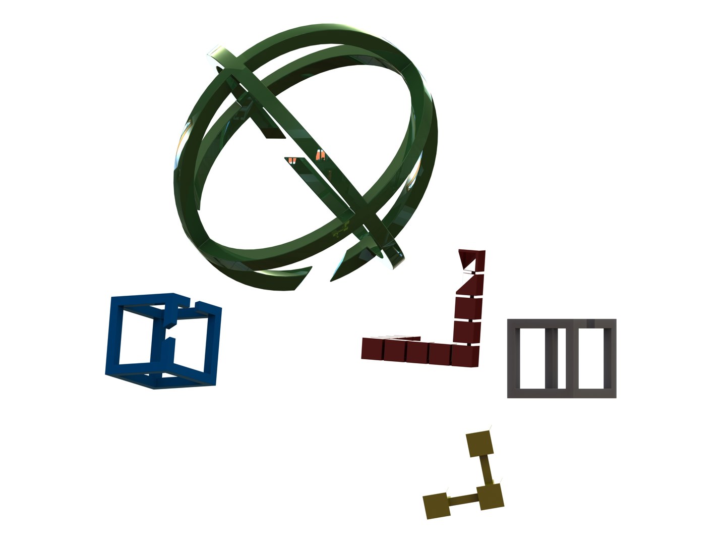 3D Impossible Objects By MC Escher - TurboSquid 2176053