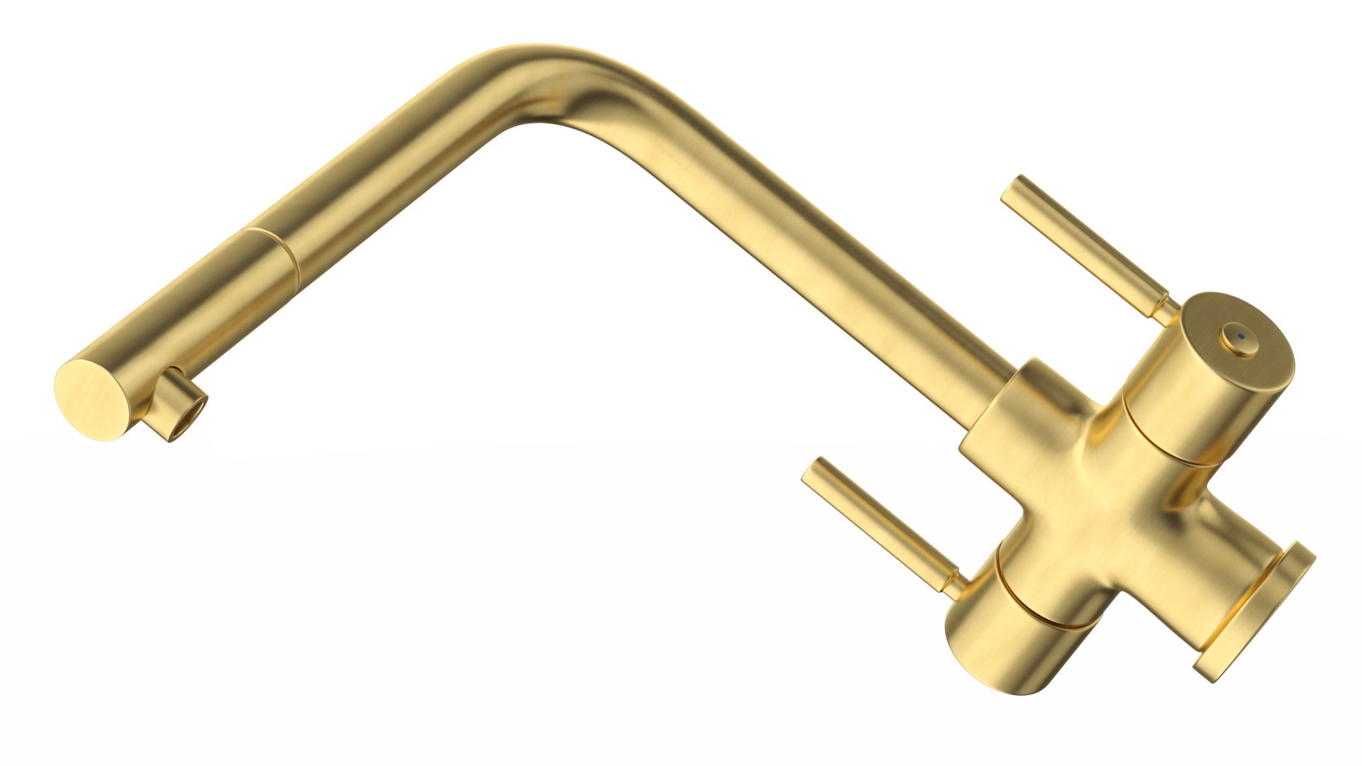 Angular Dual Lever Sink Mixer Tap Brass Model - TurboSquid 1724253