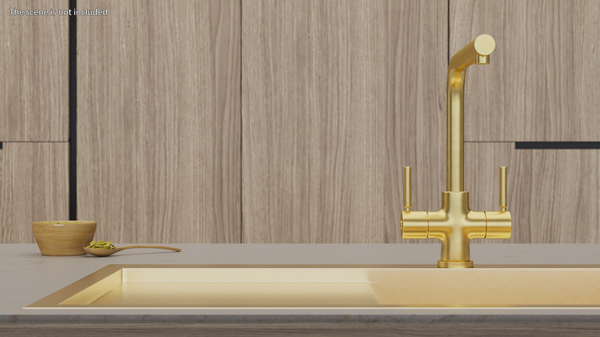 Angular Dual Lever Sink Mixer Tap Brass Model - TurboSquid 1724253