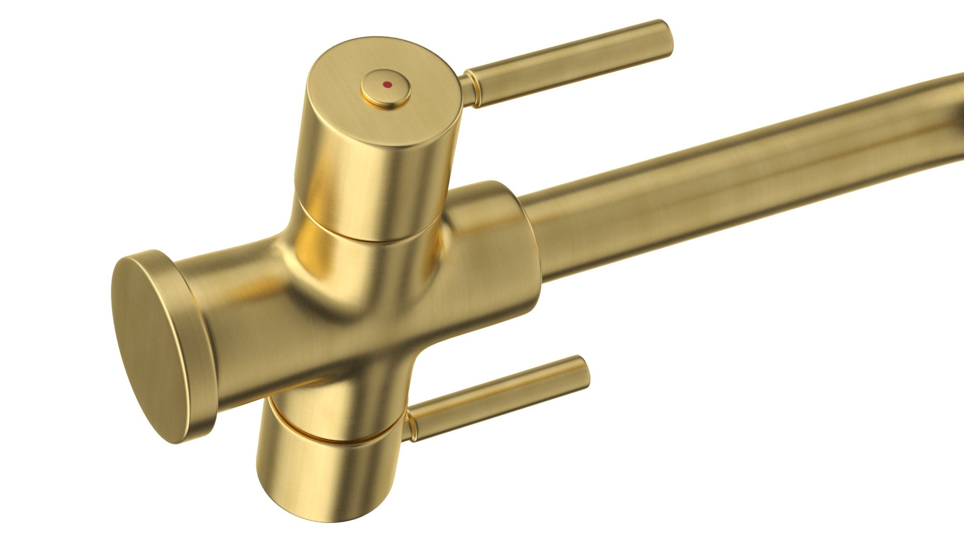 Angular Dual Lever Sink Mixer Tap Brass Model - TurboSquid 1724253