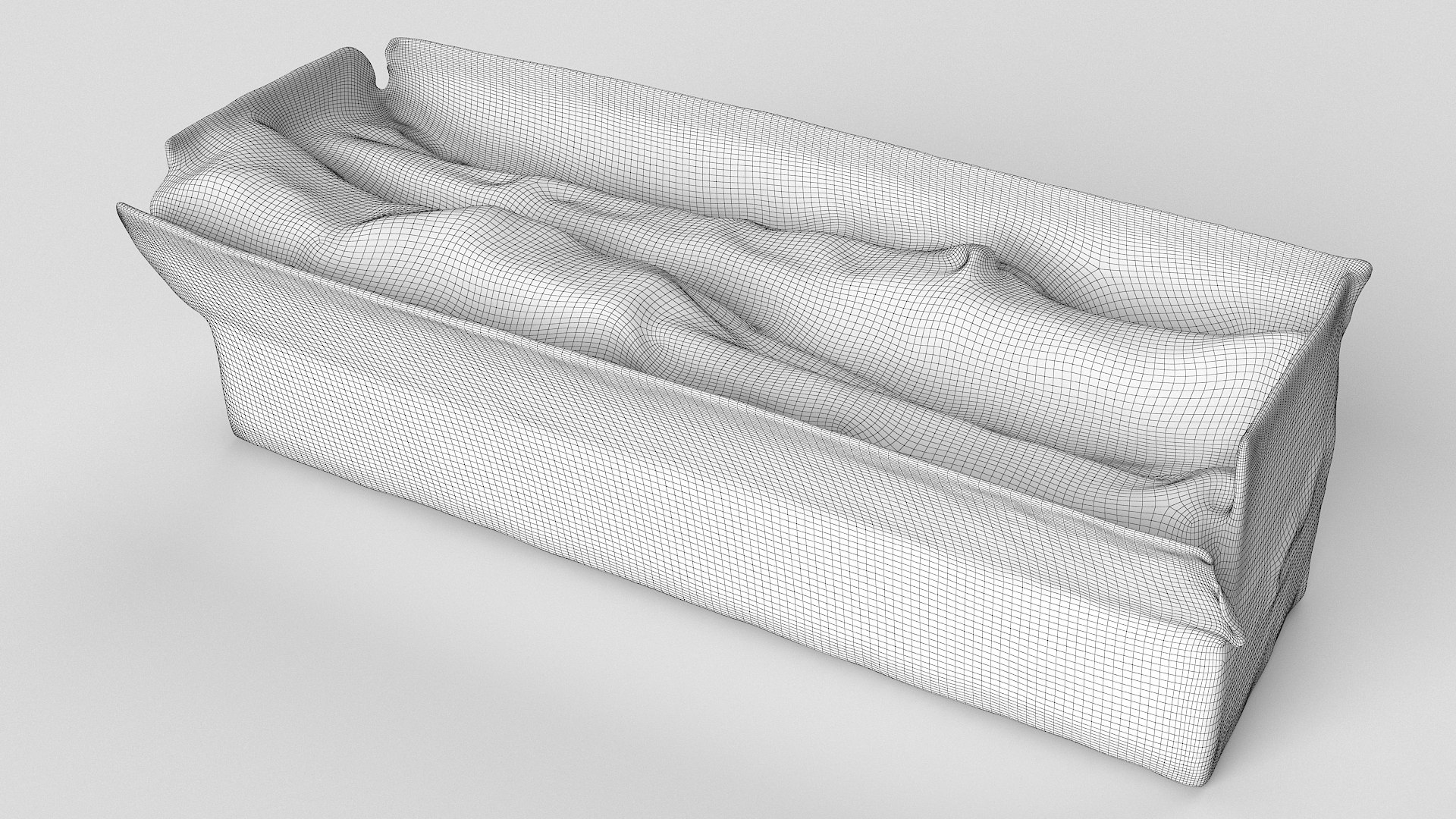 Cardboard box bag 3D model - TurboSquid 1688102