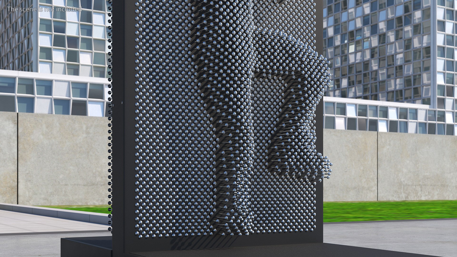 Pin Art Installation Dancing Man Model - TurboSquid 2155466