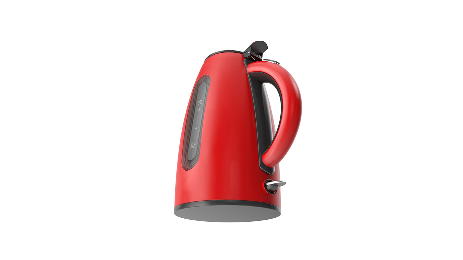 3D Red Electric Kettle - TurboSquid 2105526