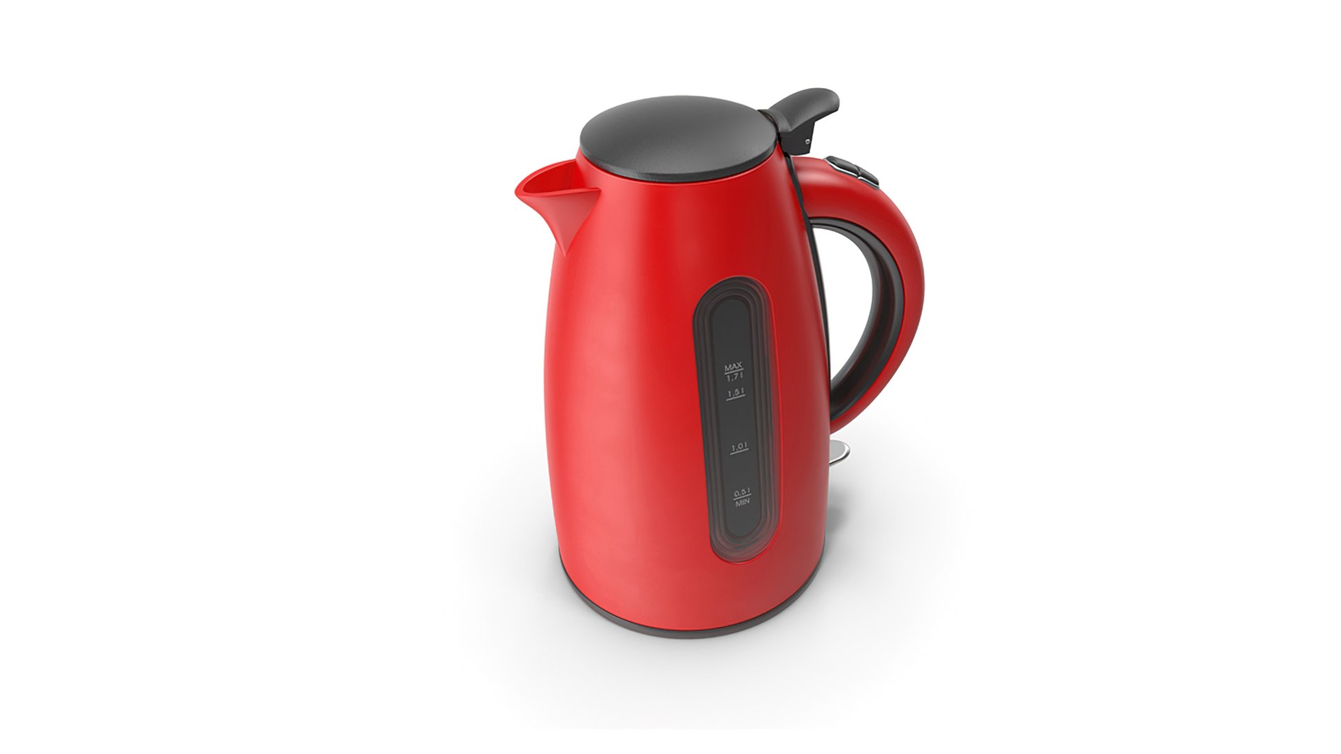 3D Red Electric Kettle - TurboSquid 2105526