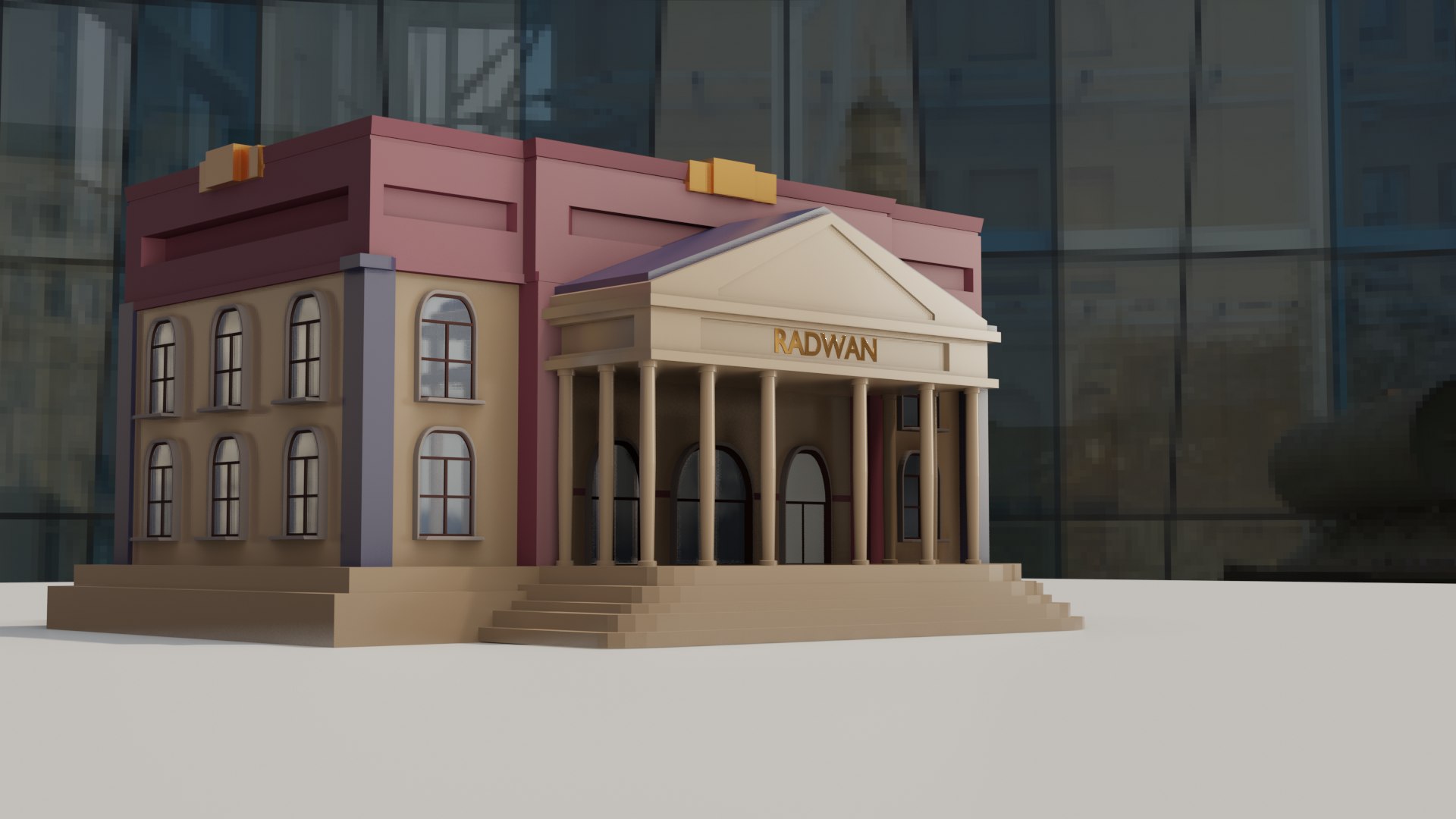 Bank Blender 3D Model - TurboSquid 1439867