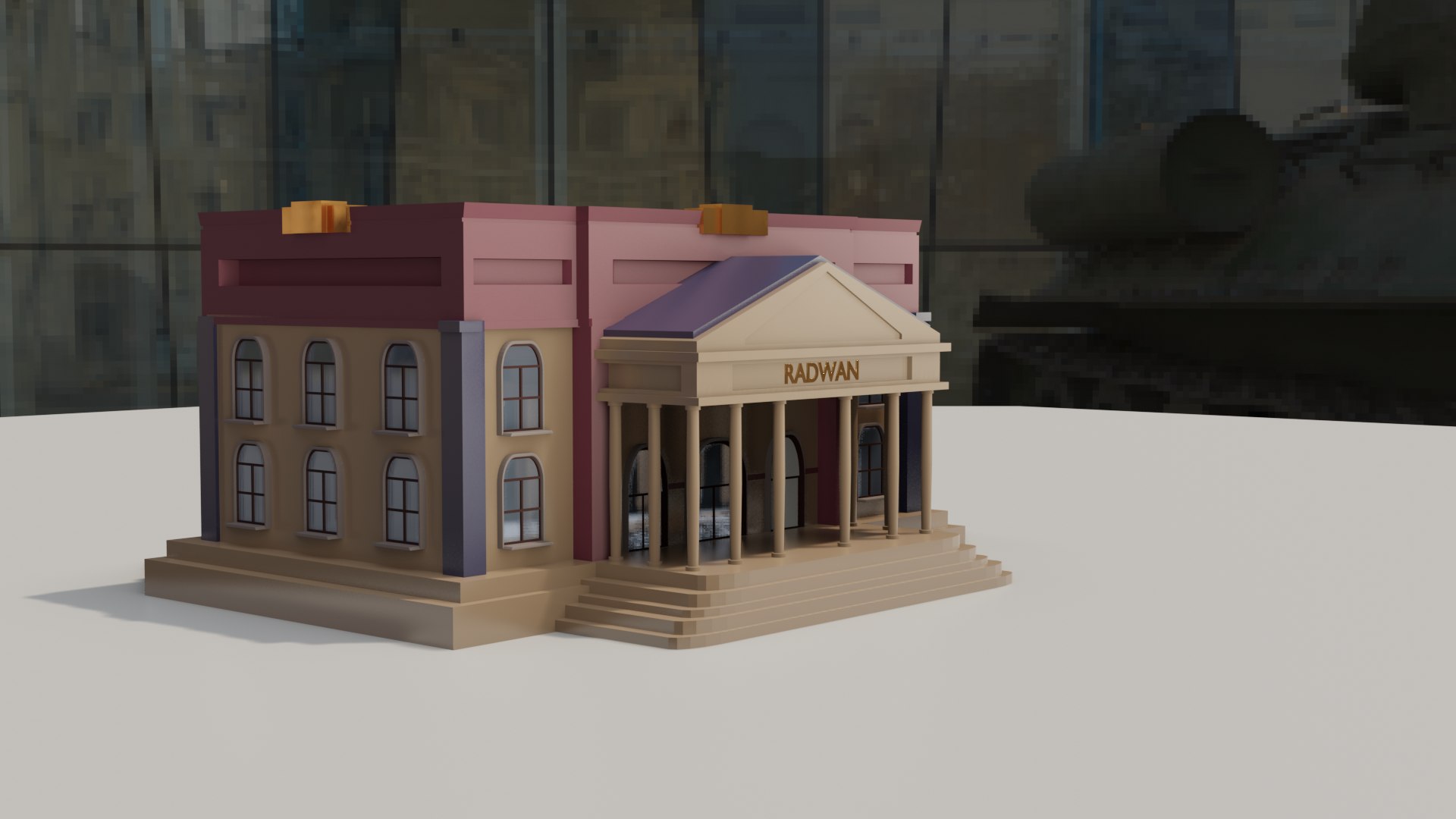 Bank Blender 3D Model - TurboSquid 1439867