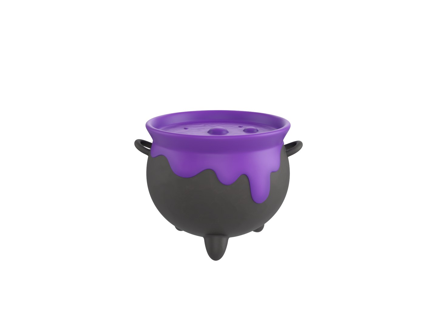 3D Cartoon Cauldron - TurboSquid 1897918
