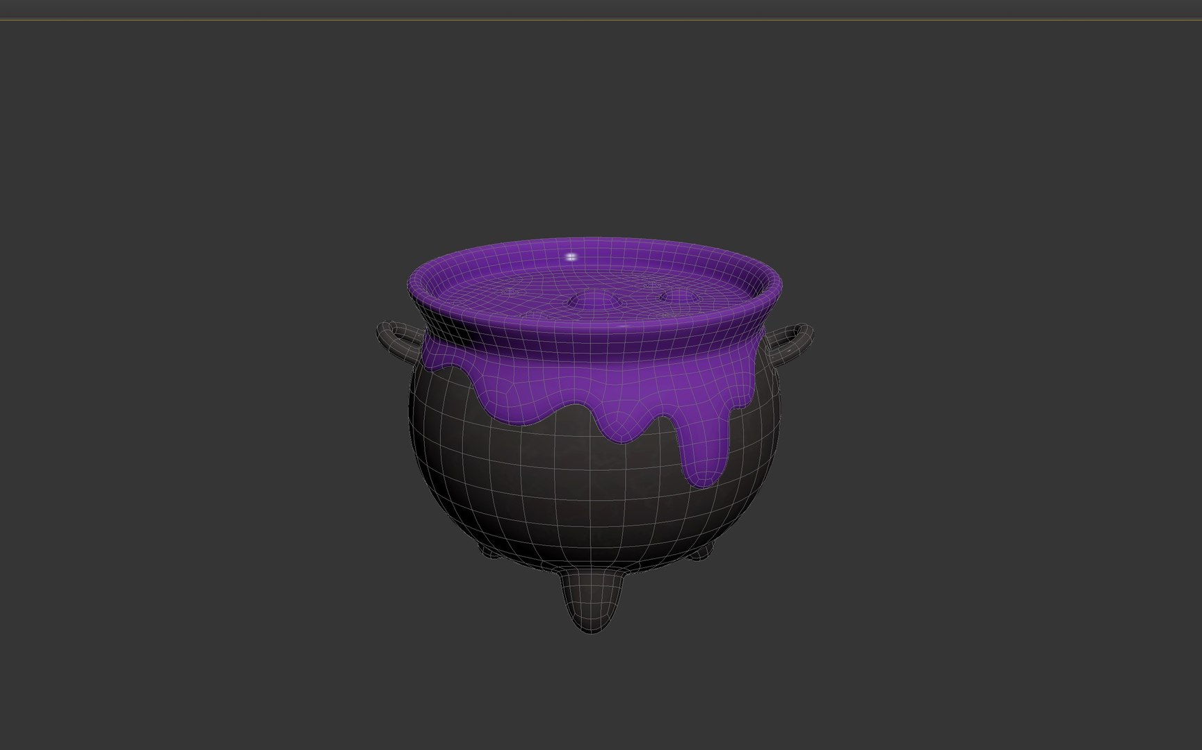 3D Cartoon Cauldron - TurboSquid 1897918