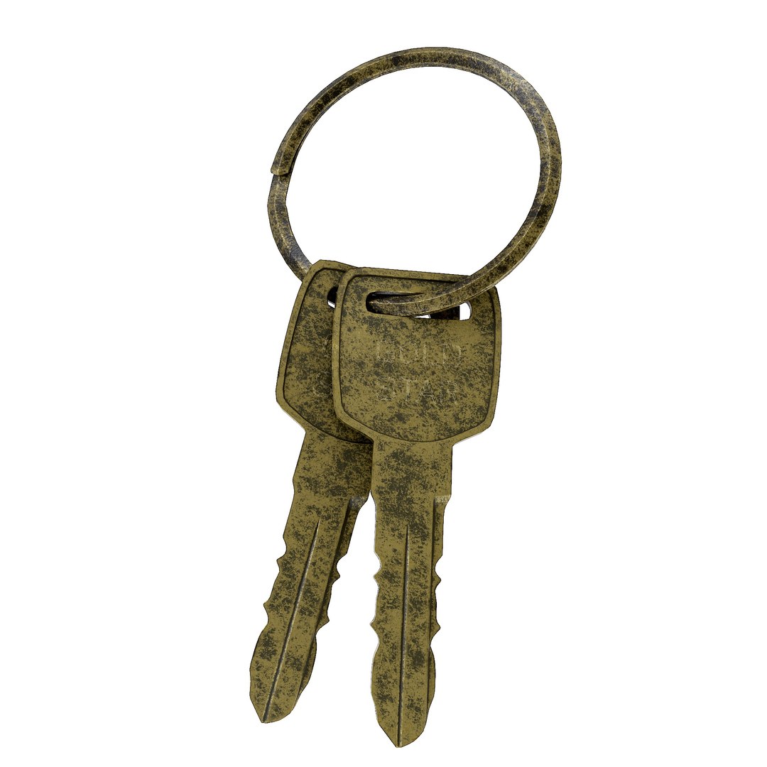 Door Key 3d Model Model - TurboSquid 1976265