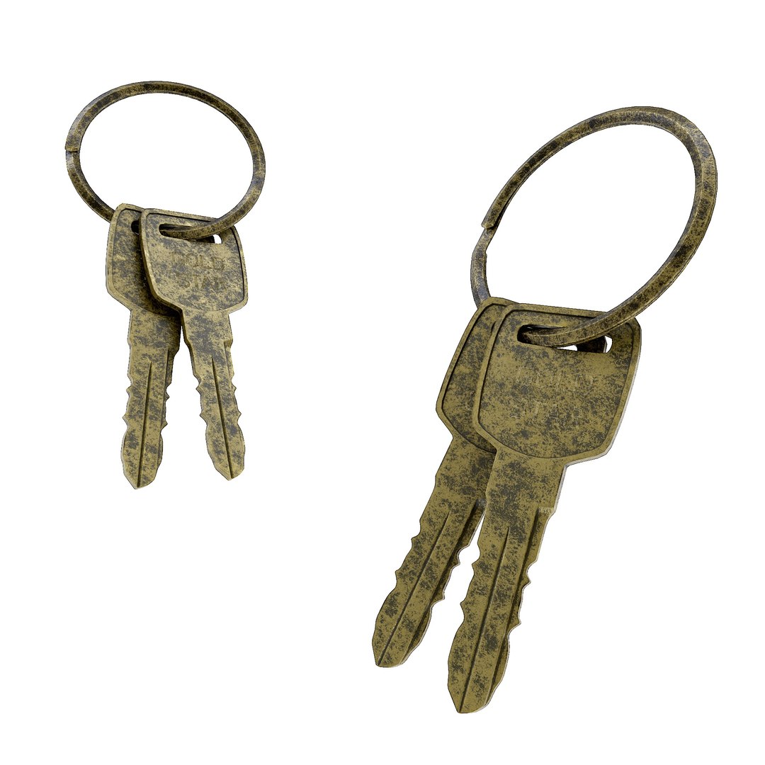 Door Key 3d Model Model - TurboSquid 1976265