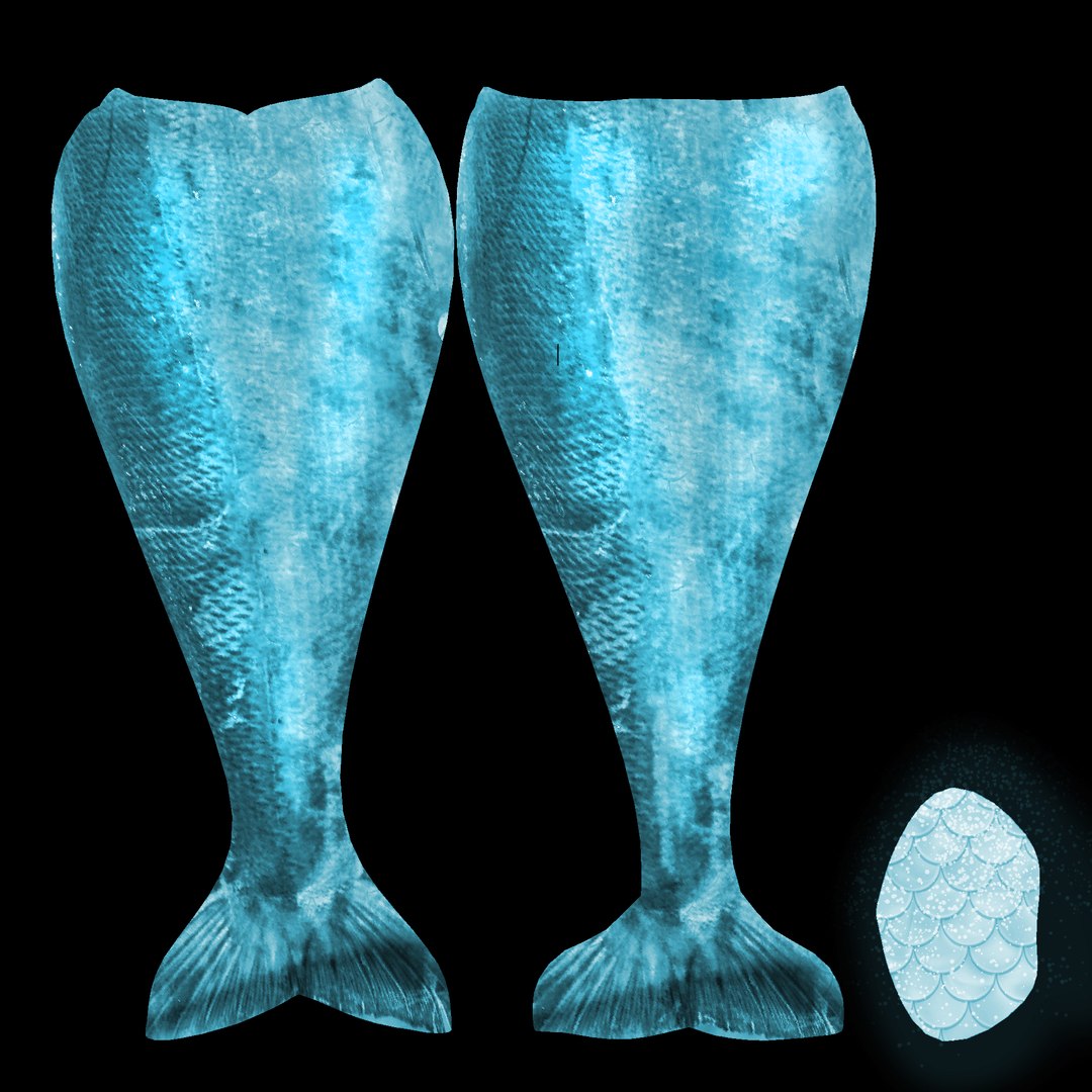3D Mermaid Tail - TurboSquid 1889288