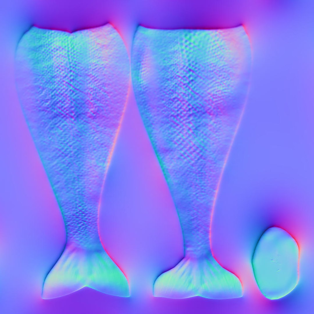 3D Mermaid Tail - TurboSquid 1889288