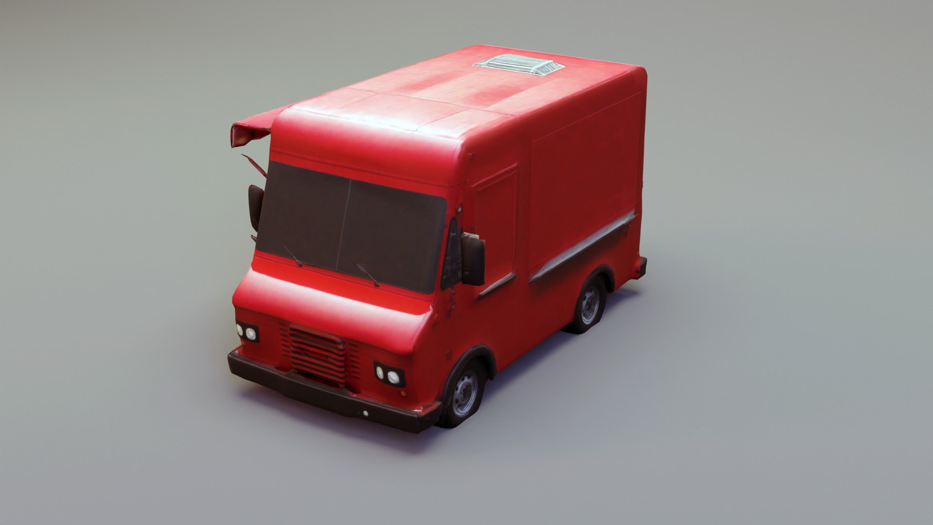 Modern Street Food Truck 3D Model - High-Poly Design 3D Model ...