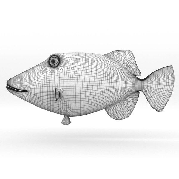 3D cartoon fish model - TurboSquid 1594115