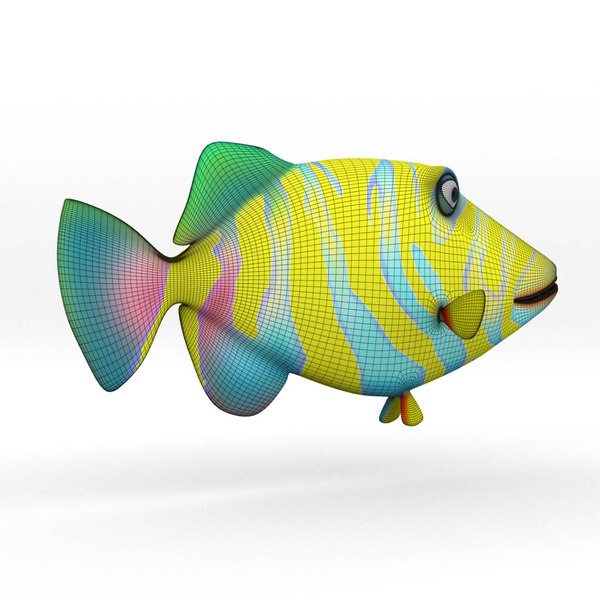 3D cartoon fish model - TurboSquid 1594115