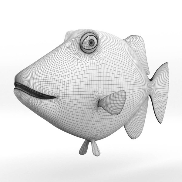 3D cartoon fish model - TurboSquid 1594115