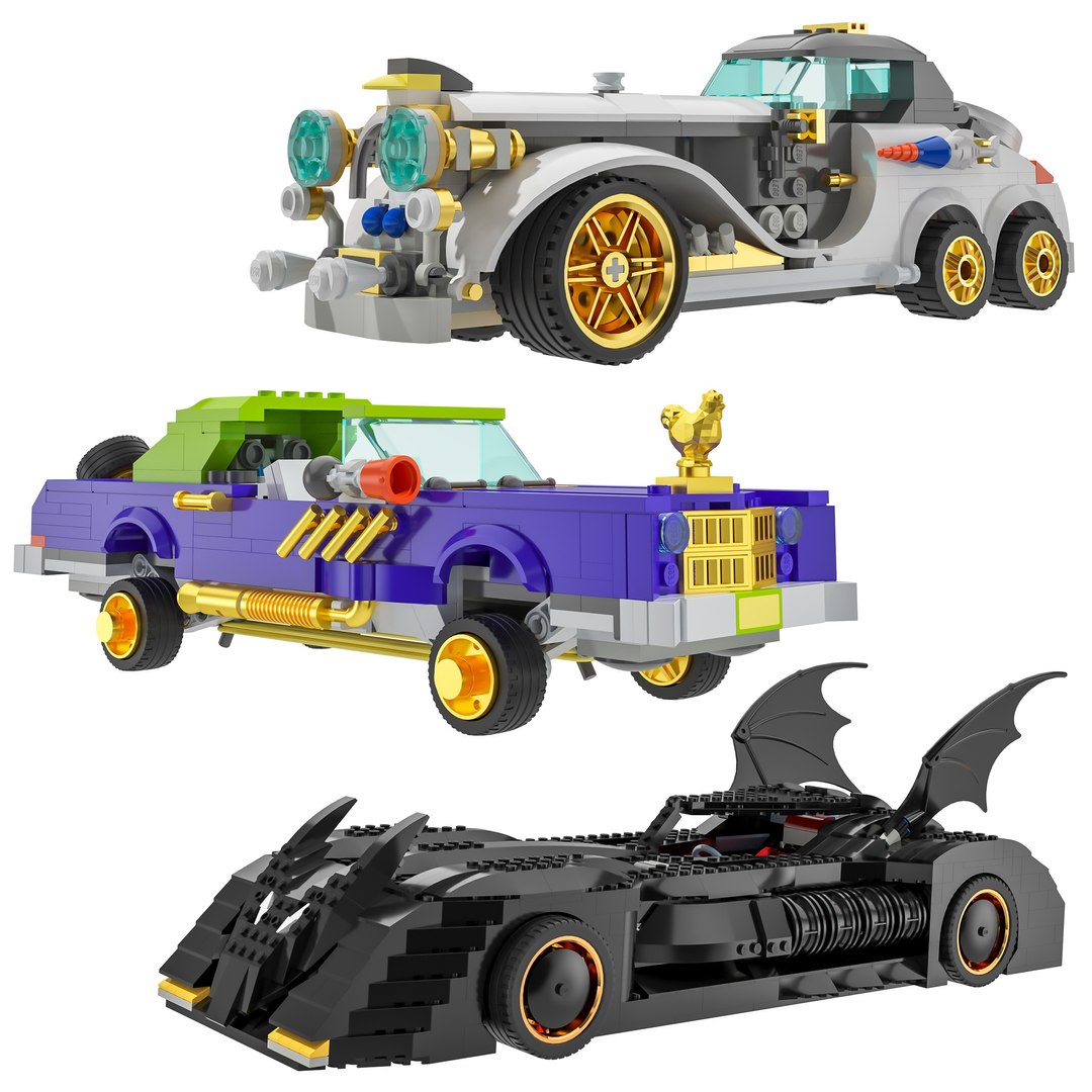 modelo 3d Lego Batman series car toys - TurboSquid 1990454