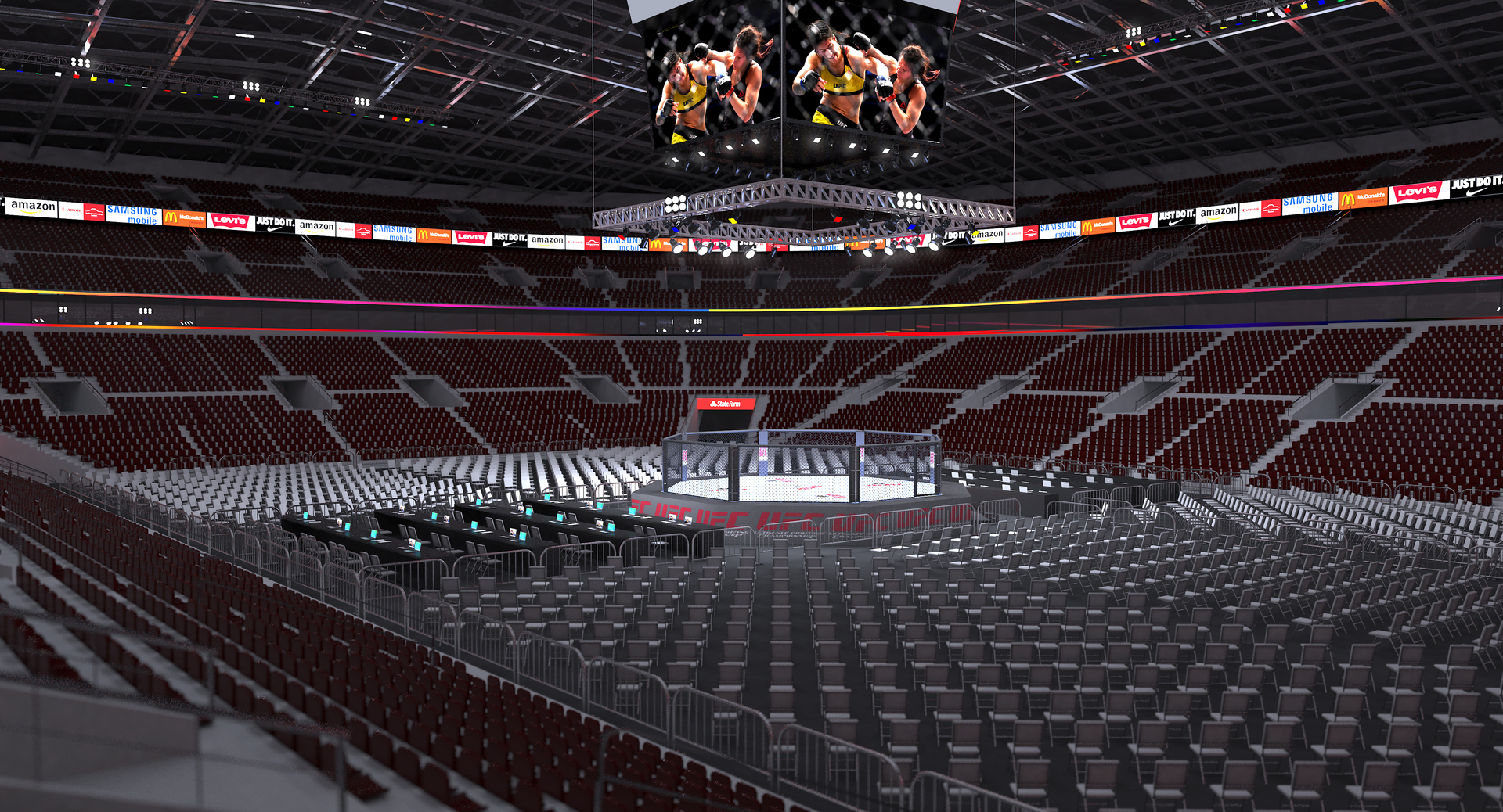 Ufc stadiums 3D model - TurboSquid 1428302
