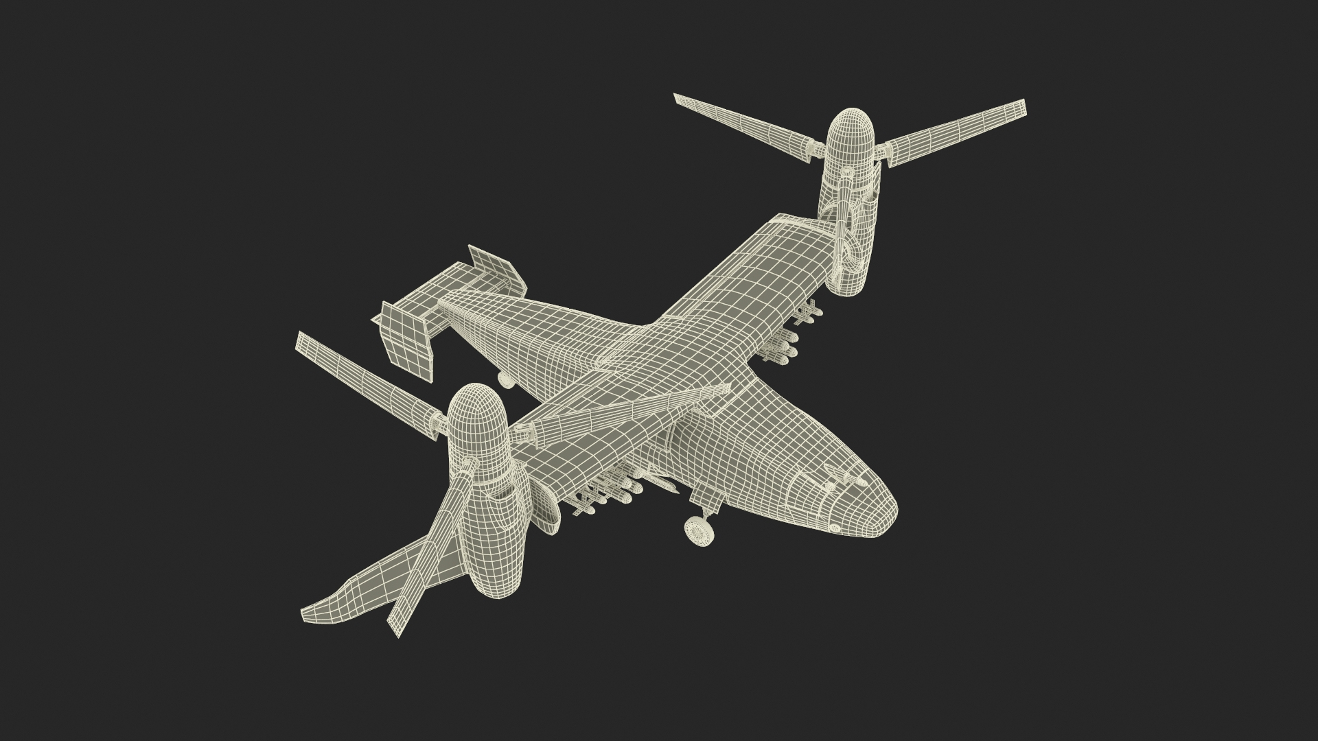 3D Bell V 247 Vigilant Combat Drone Rigged For Maya Model - TurboSquid ...