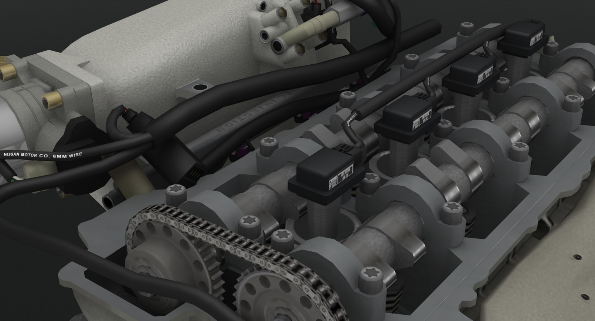 3D model nissan sr20det 2 0l - TurboSquid 1415350