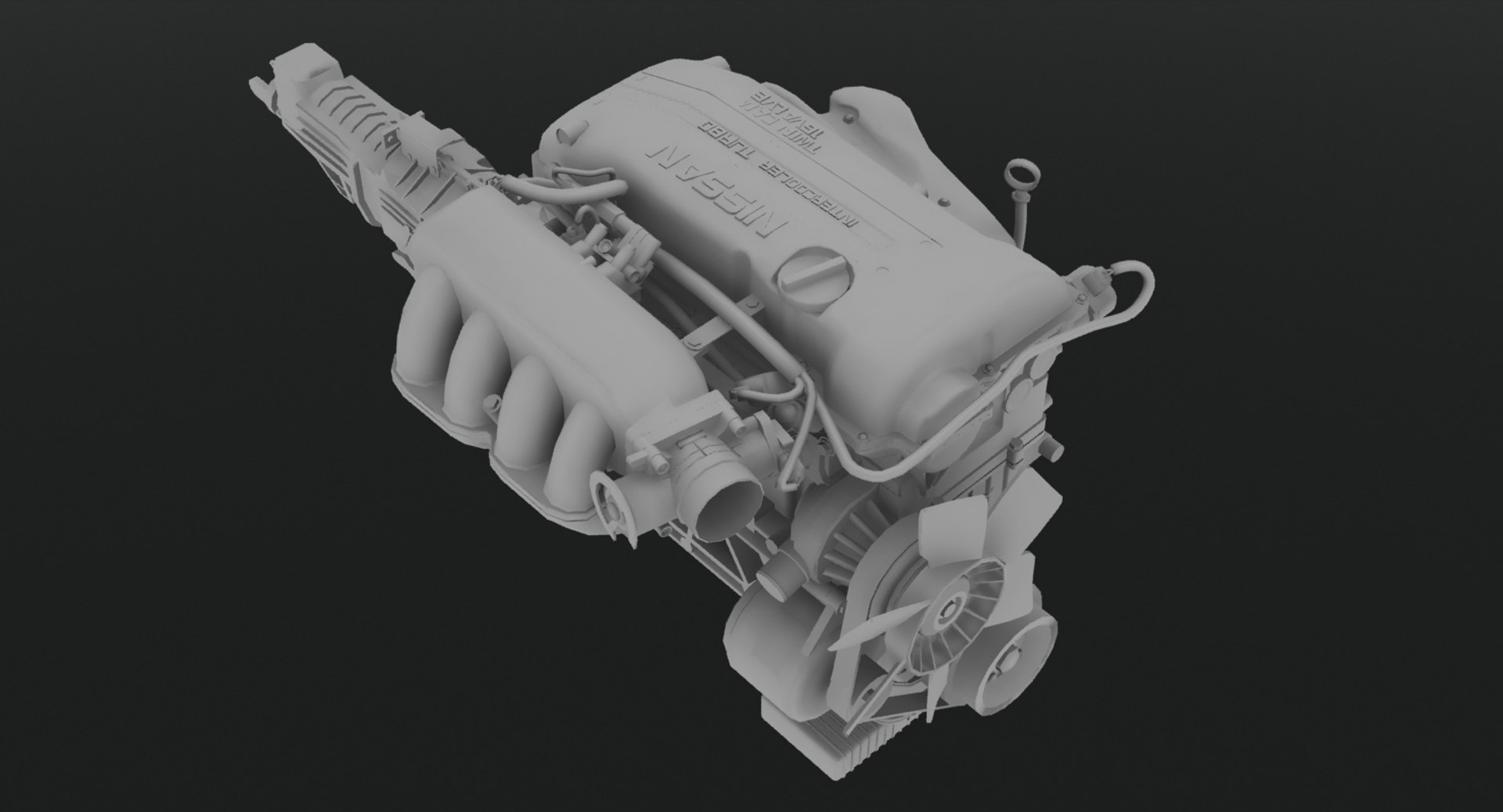 3D Model Nissan Sr20det 2 0l - TurboSquid 1415350