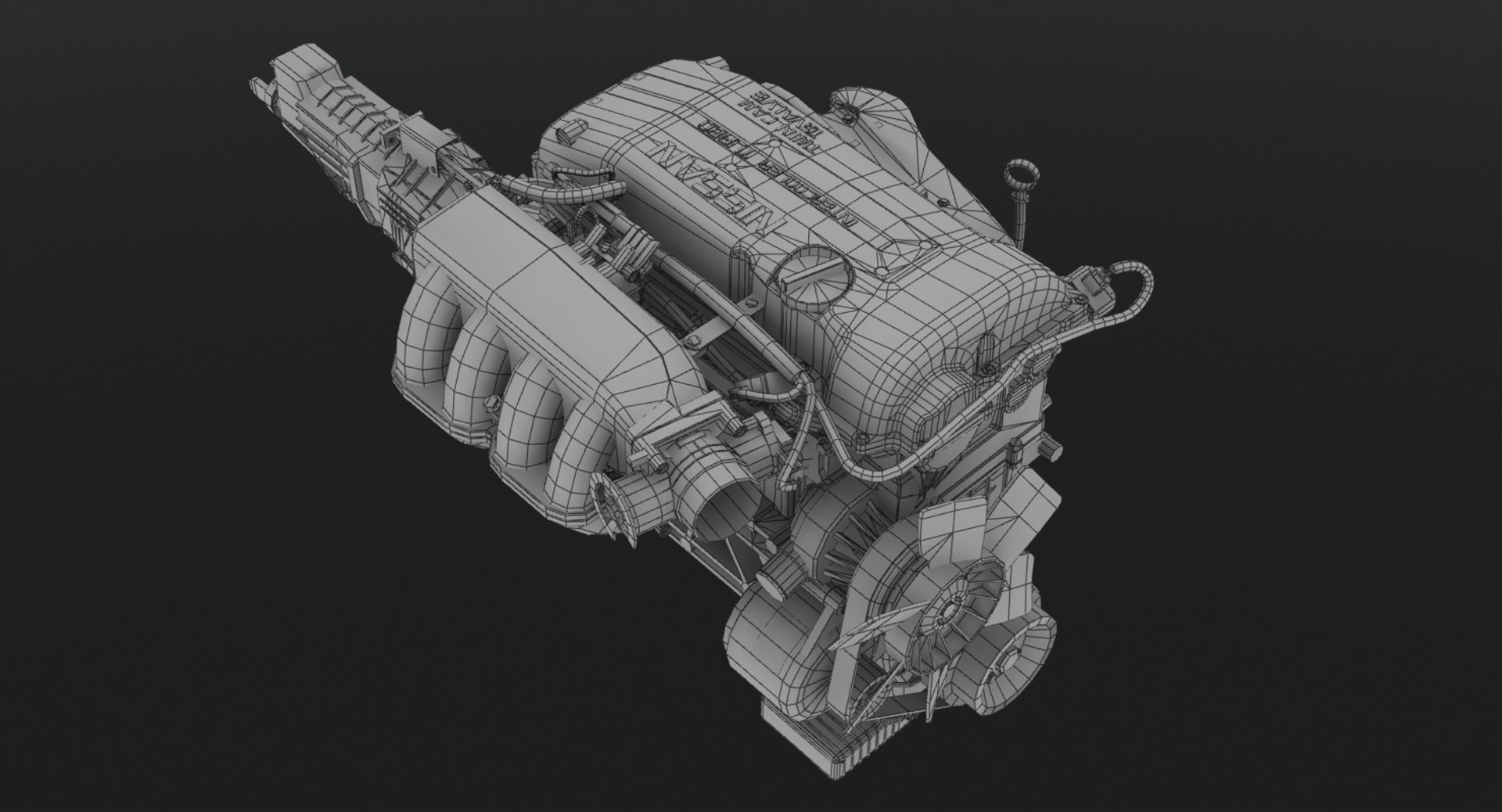 3D Model Nissan Sr20det 2 0l - TurboSquid 1415350