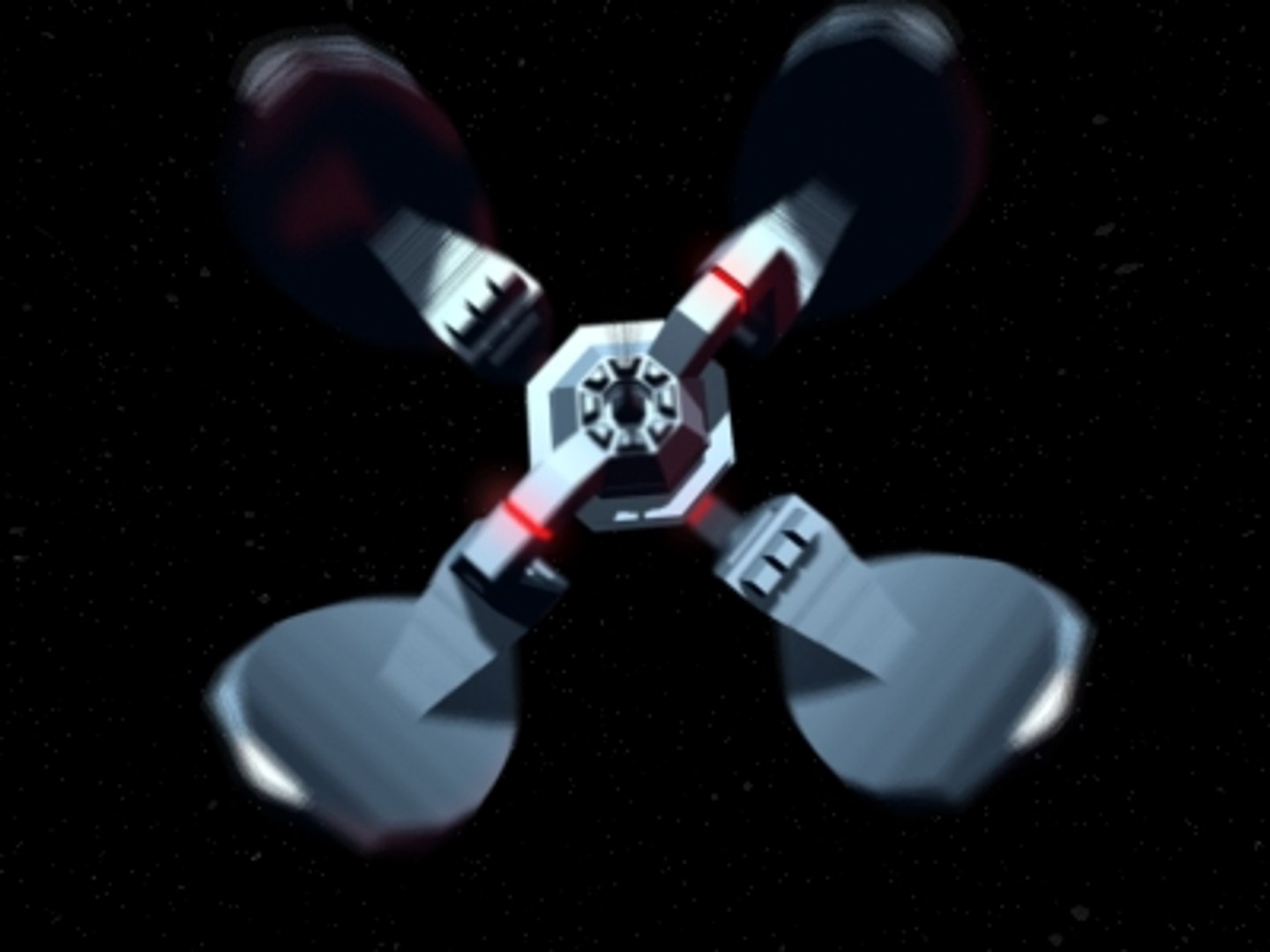 3d Space Station Model