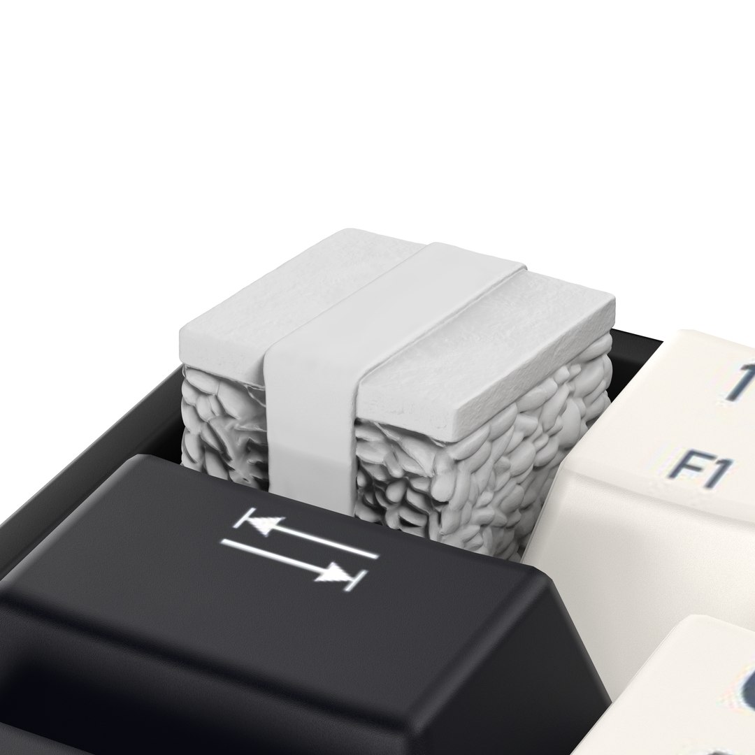 3D Model Square Sushi Keycap For Mechanical Keyboard 3D Print Model ...