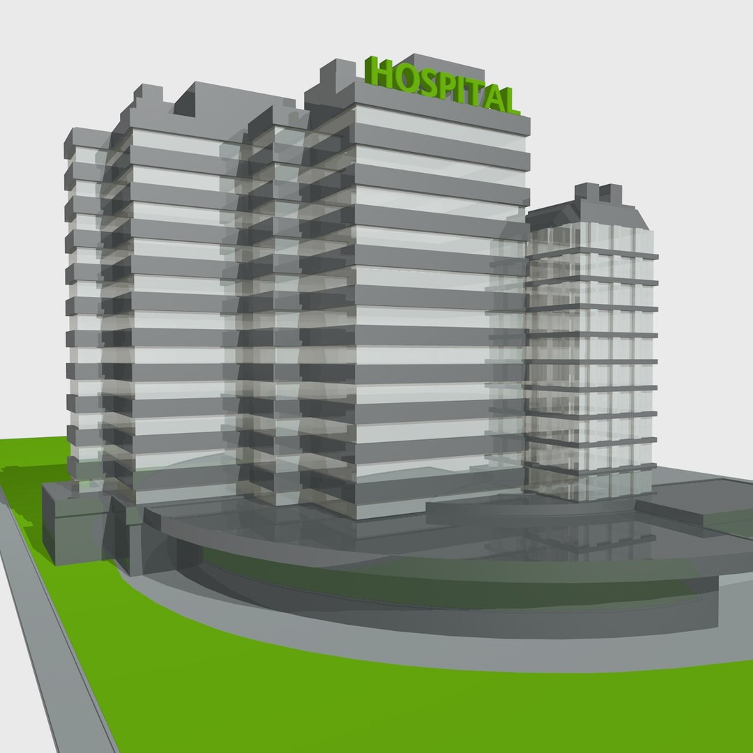 3D Model Hospital - TurboSquid 1262244